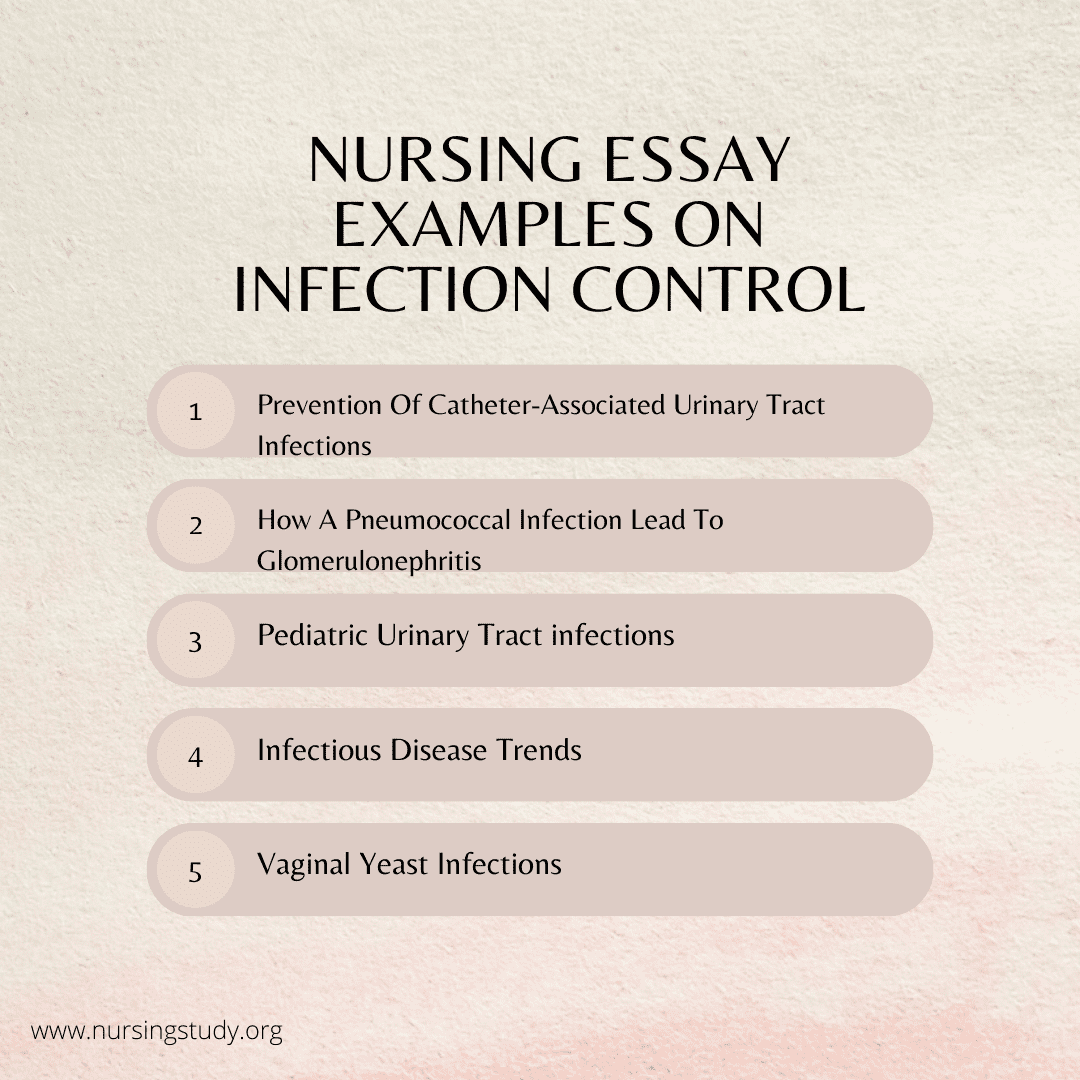 10 Nursing Research Paper Topics About Infection Control Plus PICOT Questions Examples, EBP ...