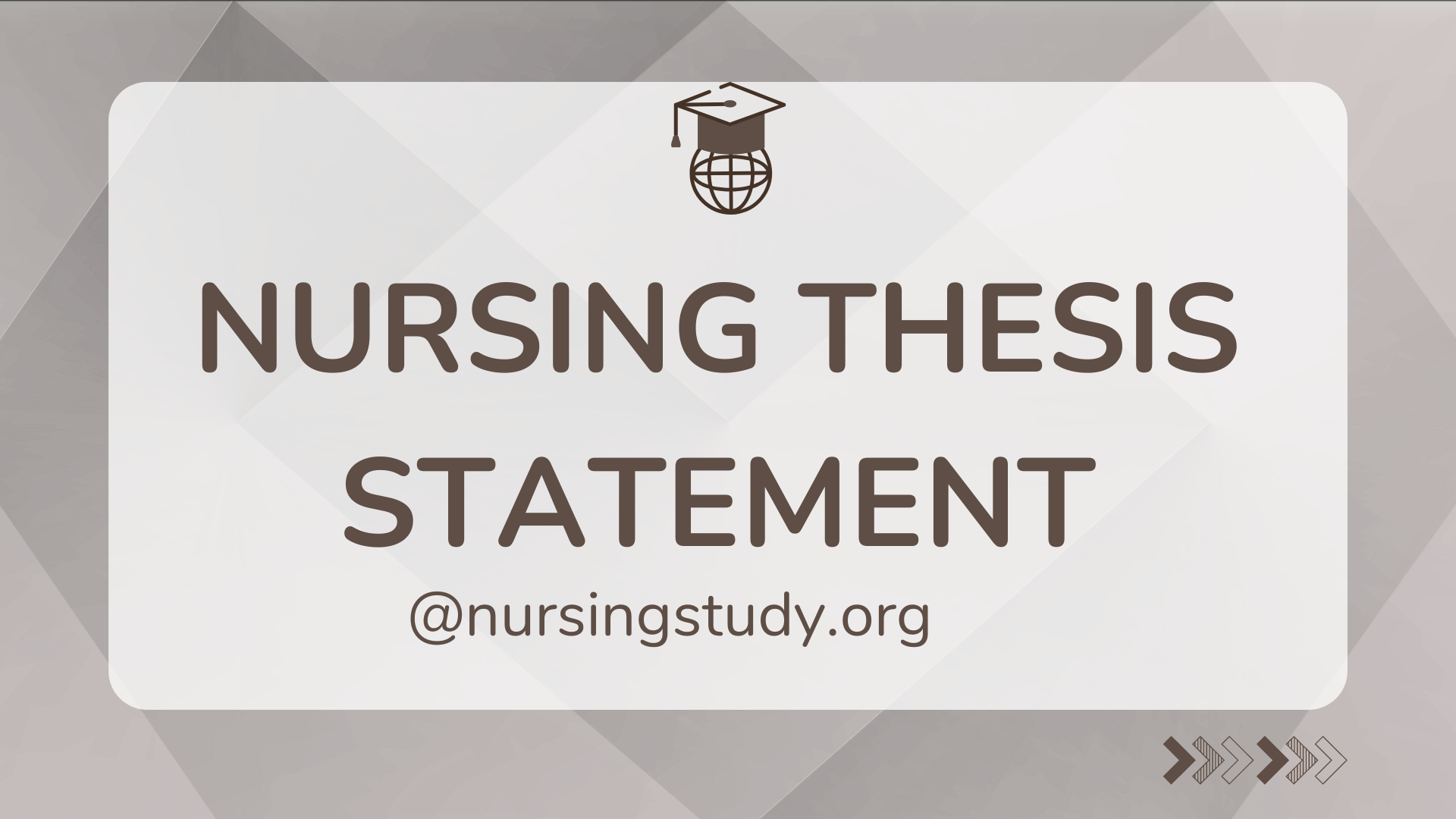 Free Nursing Thesis Statement Generator For Nursing Students