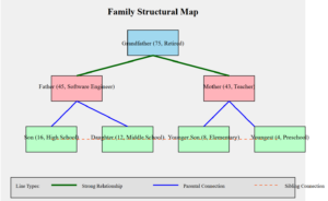 Exploring Family Structural Map With An Example